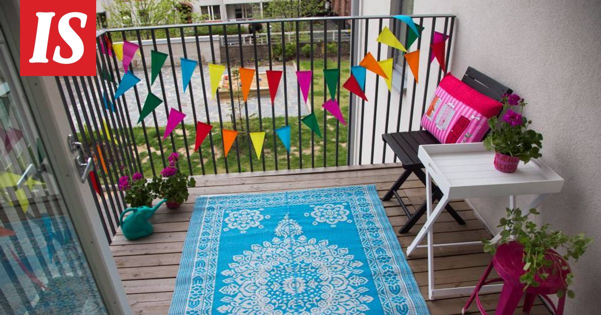 30 vinkkiä, joilla saat parvekkeesi piristymään - Ilta-Sanomat
