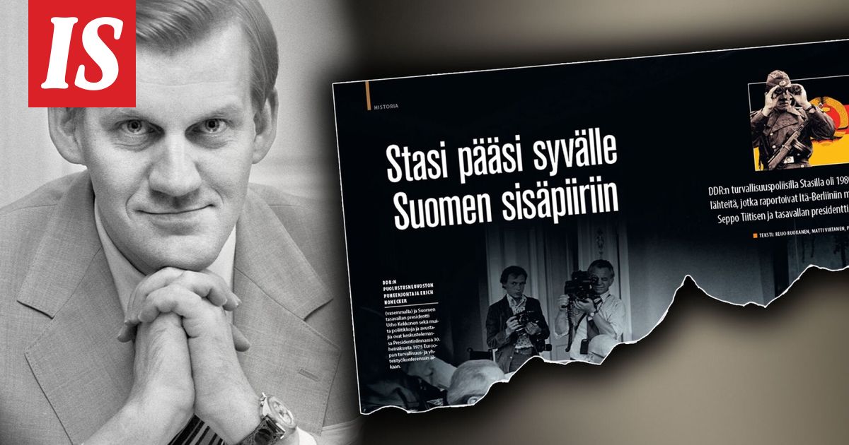 Suomen Sotilas: Supon Seppo Tiitisen jutut olivat DDR:n Stasin tiedossa vuorokaudessa - Ilta-Sanomat