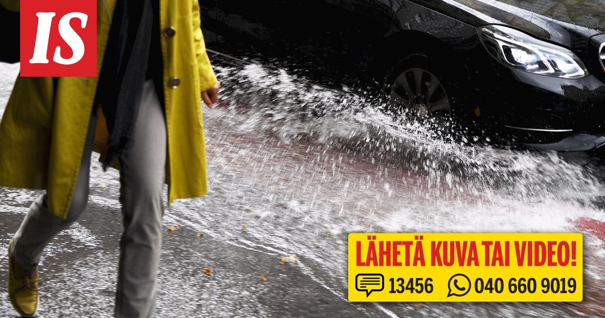 Kova tuuli iskeytymässä Etelä-Suomeen – osuuko rankkasade ...