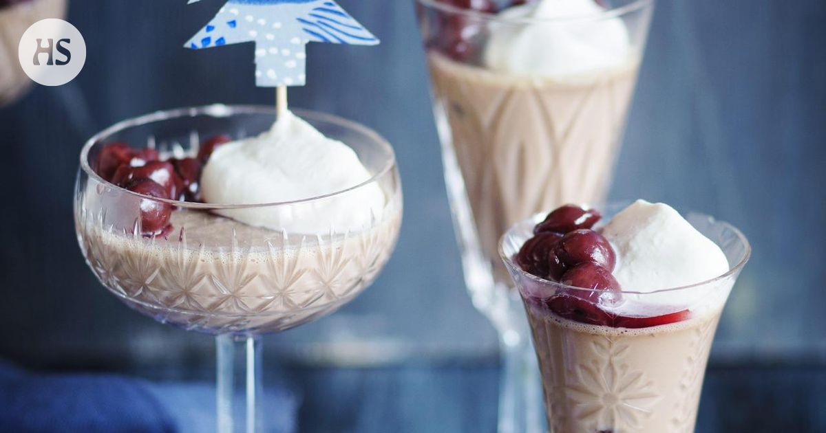 Black forest -panna cotta | HS.fi