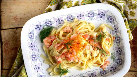 Appelsiini-lohipasta - Ilta-Sanomat