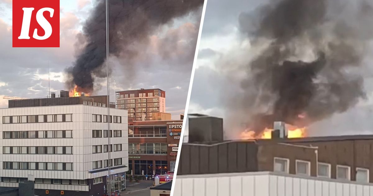 Seinäjoen keskustassa tulipalo - Ilta-Sanomat