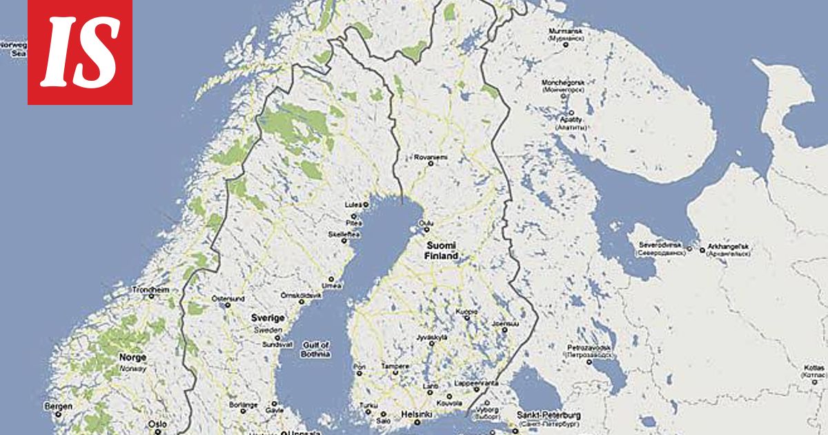 Google Maps: Suomi-neito sai uudet uhkeat muodot - Ilta-Sanomat