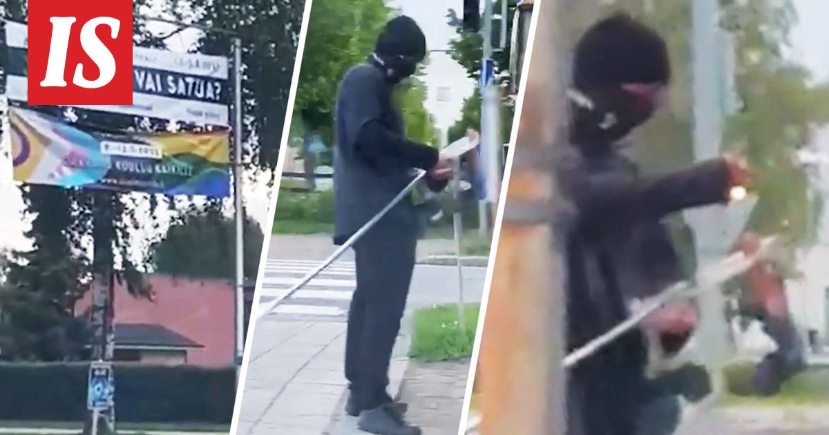 Mies yritti polttaa Pride-lipun Iisalmessa - Ilta-Sanomat