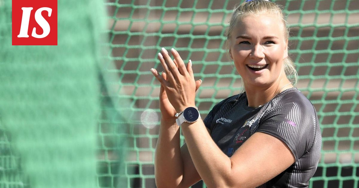 Salla Sipponen pamautti komealla kiskaisulla naisten kiekonheiton SM ...