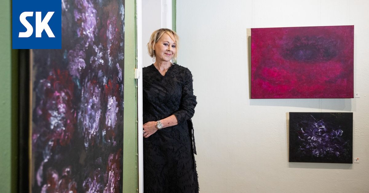 Haaveesta totta: Pitkään harrastuksekseen maalannut Eeva Levonen pitää ...