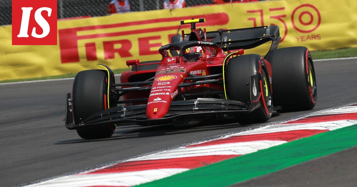 Ferrarin Carlos Sainz piti Meksikon gp:n avausharjoitusten nopeinta ...