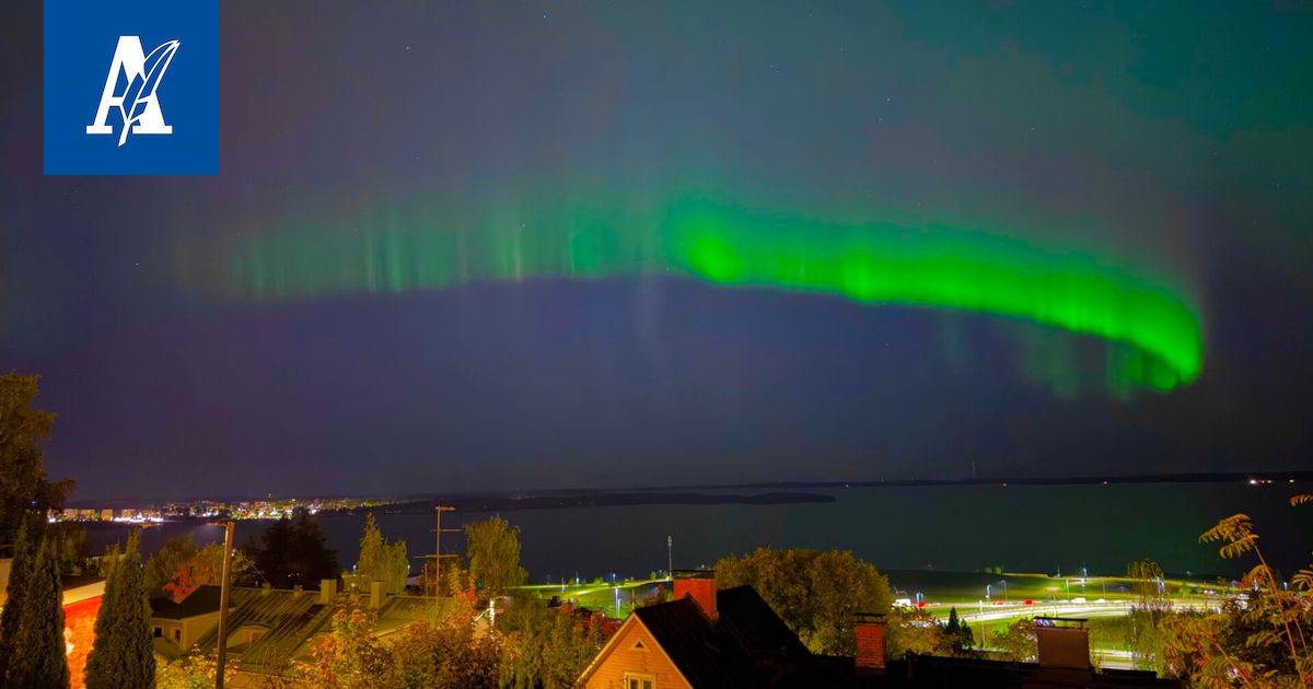 Takana syksyn kylmin yö – Kuvat: Pirkanmaalla loimusivat komeat revontulet