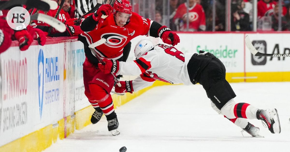 NHL: Sebastian Aho ja Jack Hughes ottivat taas yhteen | HS.fi
