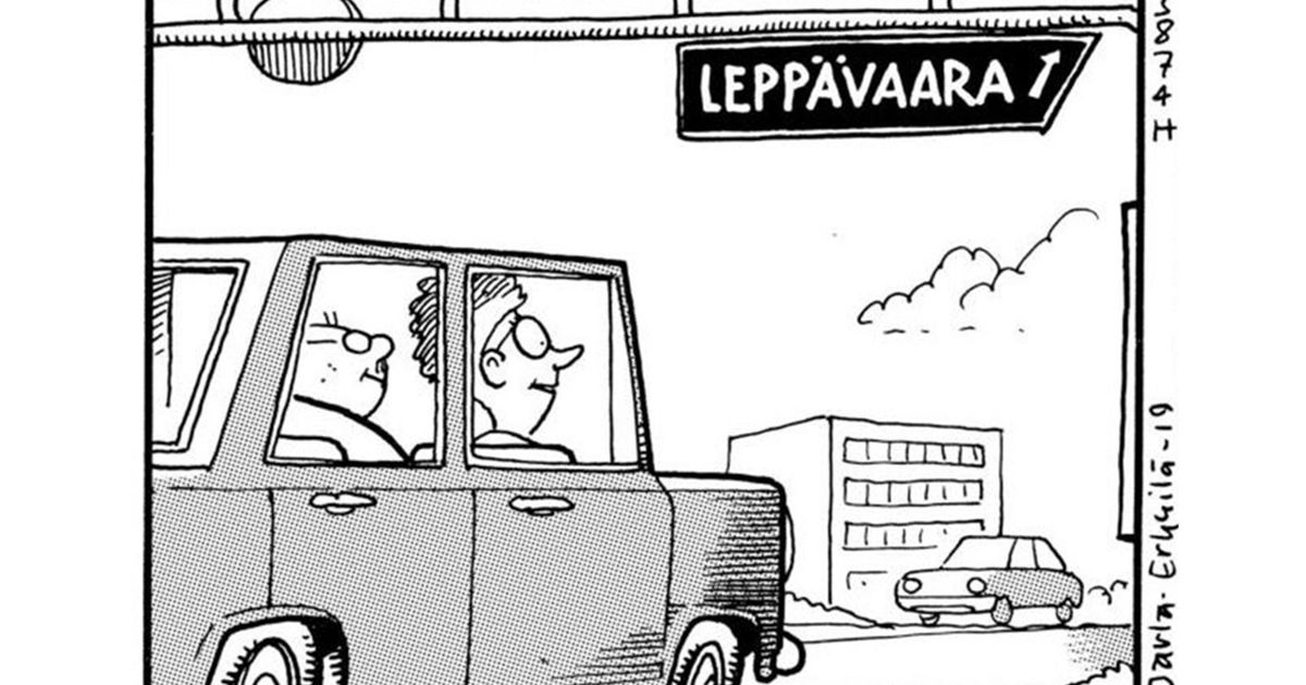 Fingerpori kertoo nyt myös Espoosta: Heimo Vesa ajoi Leppävaaraan ...
