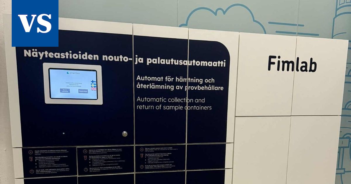 Fimlab lisää Pirkanmaalle automaatteja, joista saa näyteastioita ...
