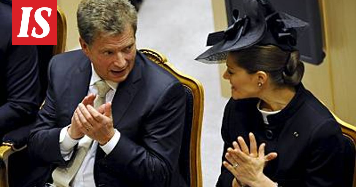 Vastanainut Niinistö juhli Ruotsi-Suomen eroa Victoria vierellään ...