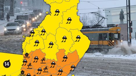 Lumimyräkkä iskee Etelä-Suomeen - Ilta-Sanomat