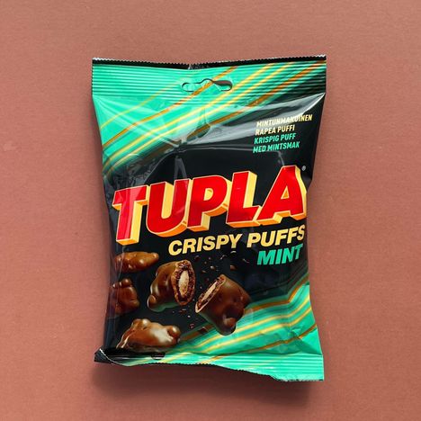 Pandan Ahaa pussi, Fazerin Minttukrokantti suklaalevy ja uusi Tupla ...