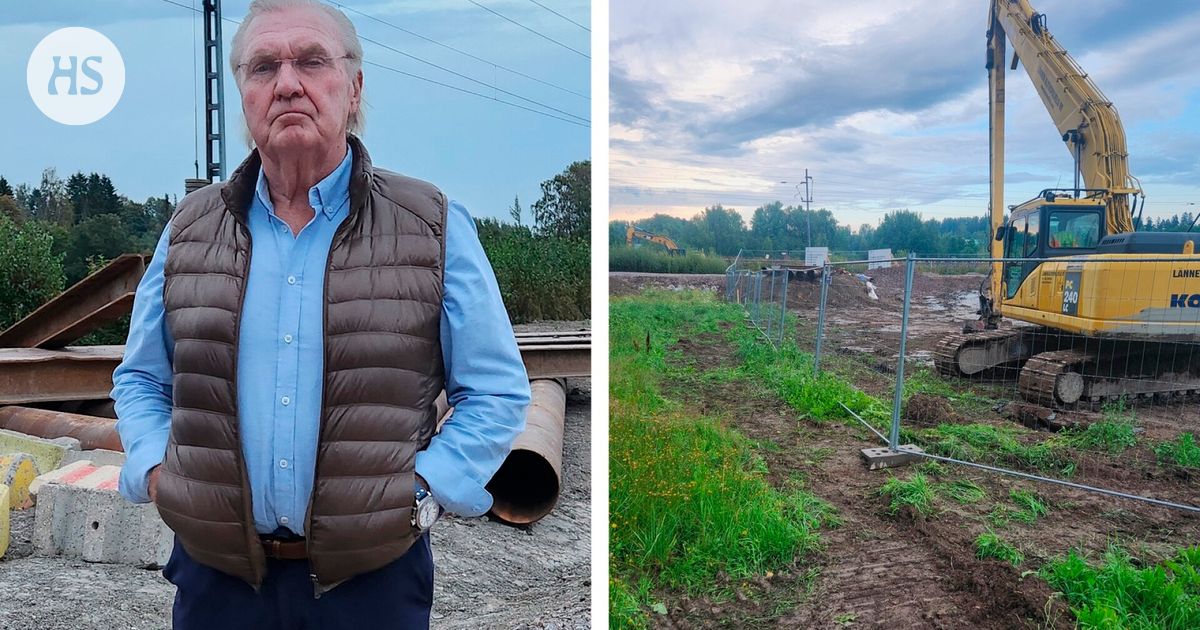 Helge Henriksson pelkää junaradan sortuvan Kirkkonummen Överbyssä | HS.fi