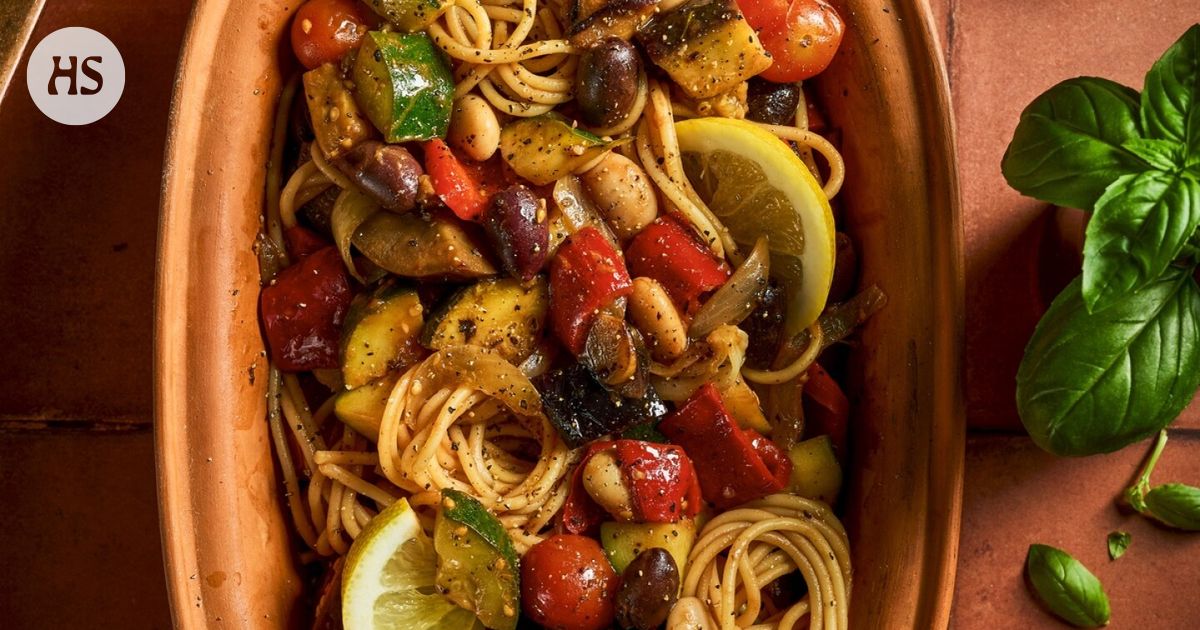 Satokauden caponata-pasta | HS.fi