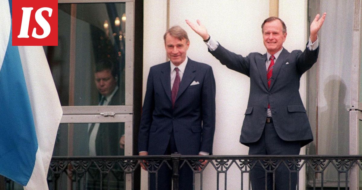 George H.W. Bush ja Mauno Koivisto olivat ystäviä vuosikymmenten ajan ...
