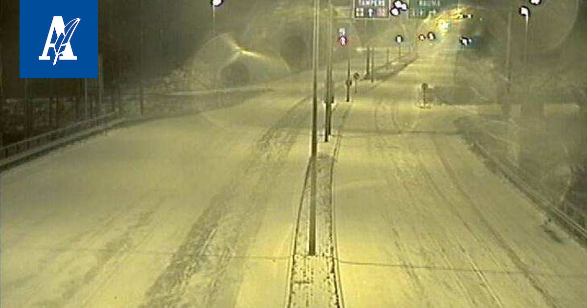 Ajokeli on huono koko aamun Pirkanmaalla: Tiet ovat muuttuneet yön ...