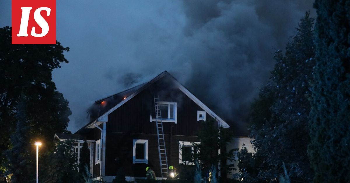 Espoossa tulipalo omakotitalossa - Ilta-Sanomat