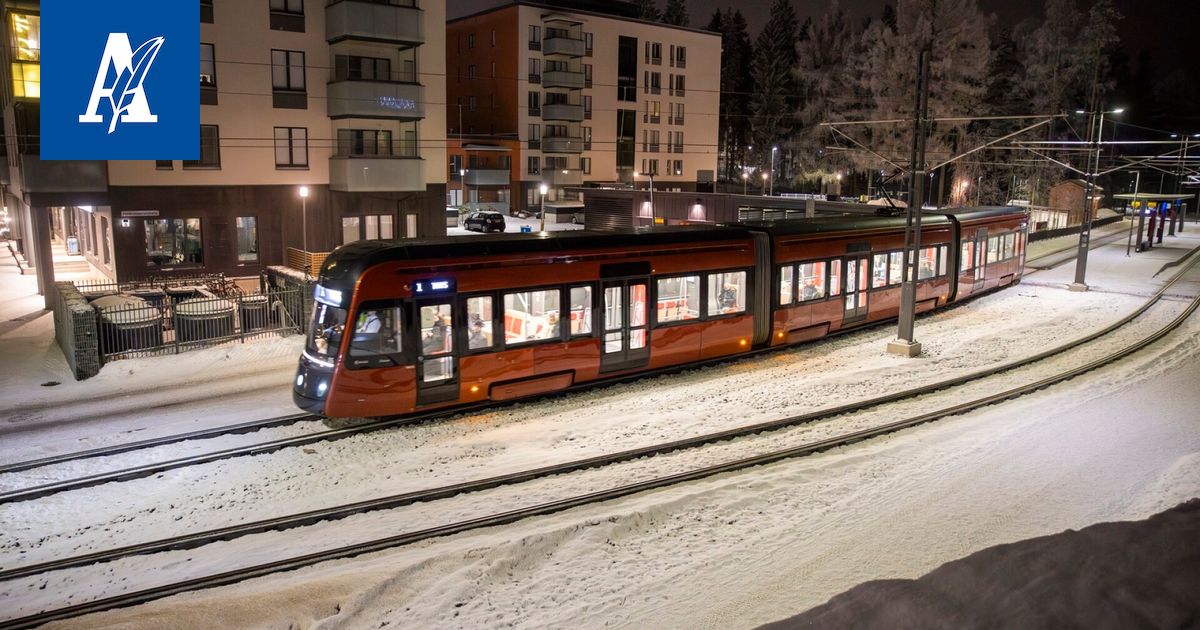 Kauko-ratikka saapuu Tampereelle maanantaina