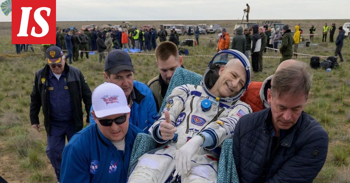 Avaruuslentäjät palasivat Maahan – astronautti pääsi kotiin 70 ...