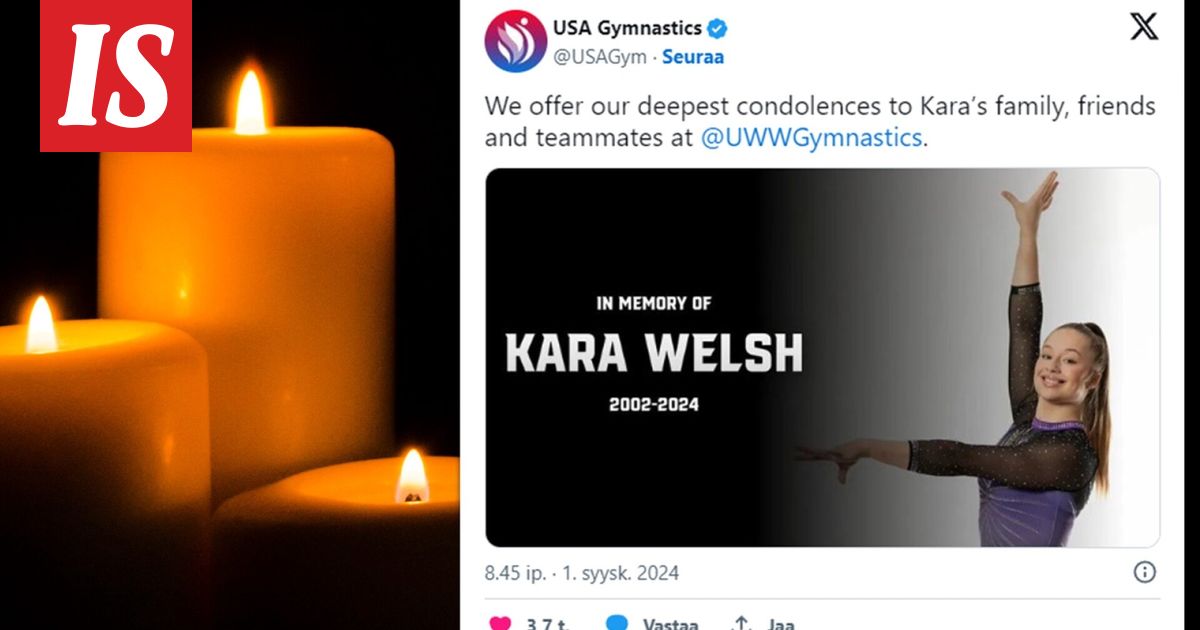 Voimistelija Kara Welsh, 21, surmattiin - Ilta-Sanomat