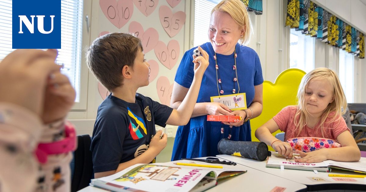 Uudet Ekaluokkalaiset Aloittivat Koulutien Nokian Uutiset