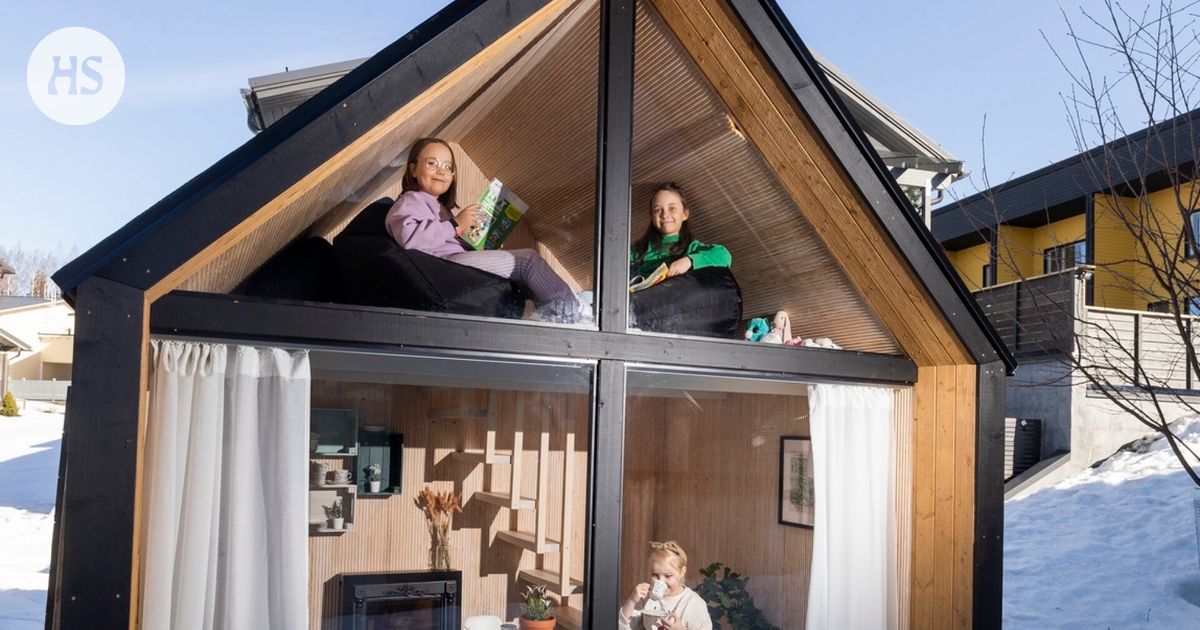 Silva Kristo, 10, ystävineen suunnitteli leikkimökin, joka on kuin ...