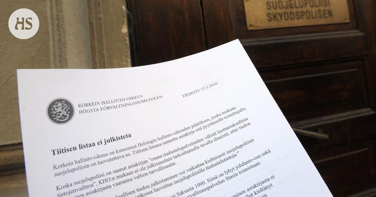 Helsingin yliopiston dosentti ei saa Tiitisen listaa – Supo myönsi muutoin tutkimusluvan Stasi ...