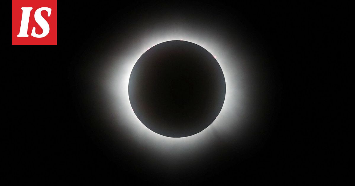 Pohjois-Amerikassa harvinainen täydellinen auringonpimennys - Ilta-Sanomat