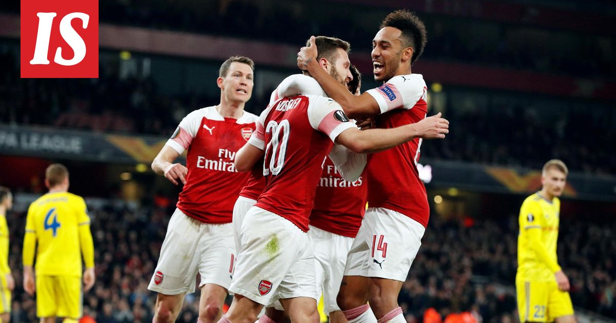 Arsenal pesi kasvonsa Euroopan liigassa – BATE Borisov kaatui tyylillä ...