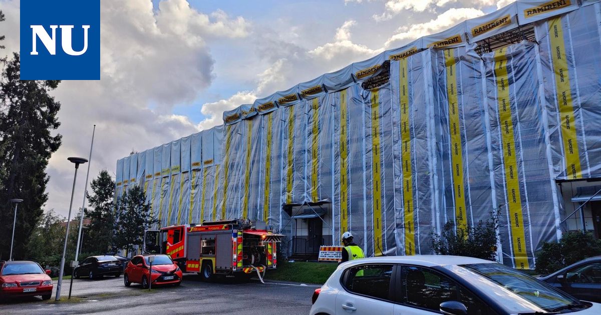 Kerrostalon katolla syttyi tulipalo Nokialla – Alkusammutus esti suuret vahingot - Nokian Uutiset