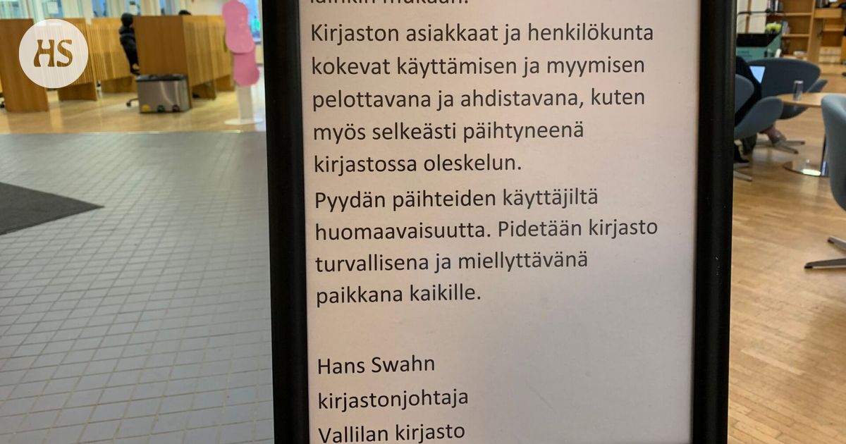 Vallilan kirjasto pyytää narkomaaneja huomioimaan muut kävijät | HS.fi
