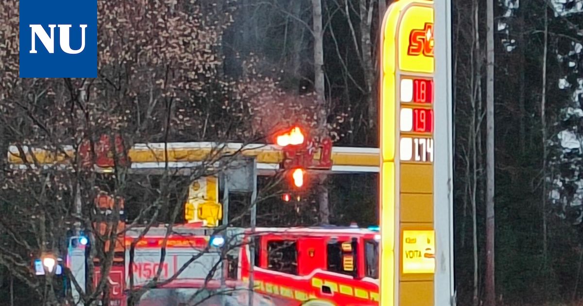 St1-huoltoaseman valomainos syttyi tuleen Nokialla - Nokian Uutiset