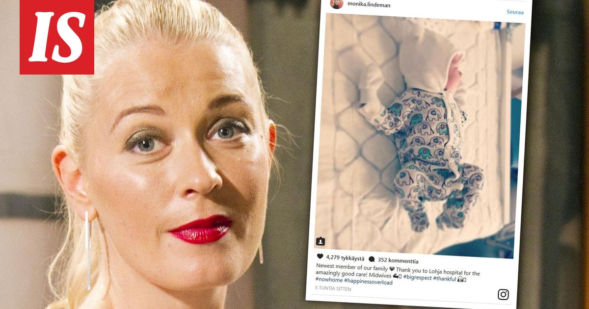 Salkkarit-tähti Monika Lindeman, 32, sai esikoisensa – suloinen kuva ...
