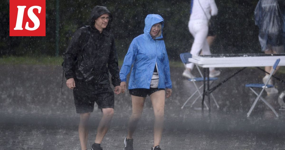 Sade- ja ukkoskuuroja odotettavissa tiistaina - Ilta-Sanomat