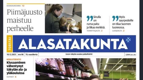 Alasatakunta-lehdelle uusi vetäjä – Uusi toimitusjohtaja tulee toisesta ...