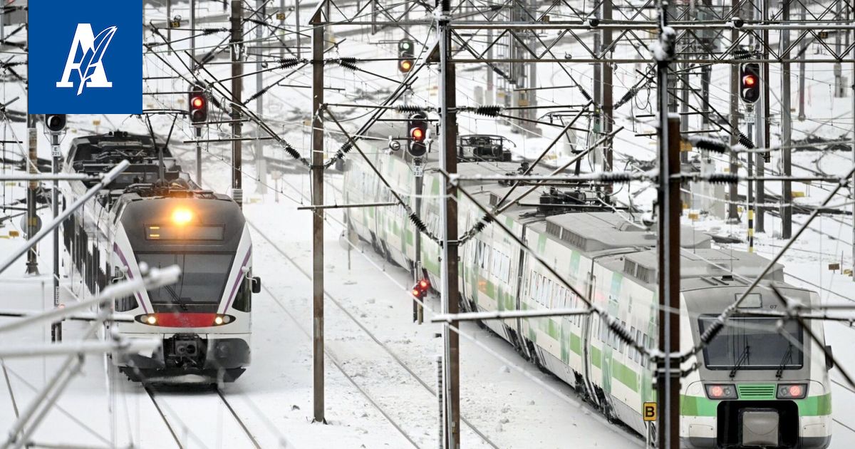 VR lupaa: Junat kulkevat, vaikka pakkaset palaavat