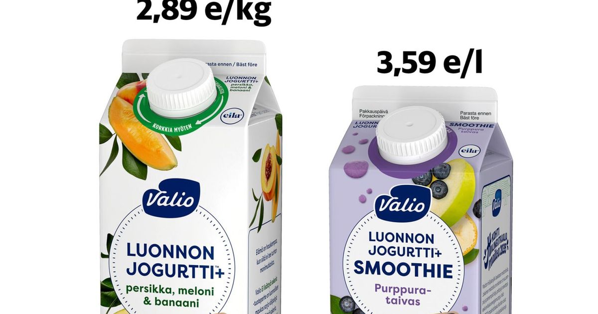 Valio toi markkinoille smoothien, jossa on samantyyppinen sisältö kuin ...