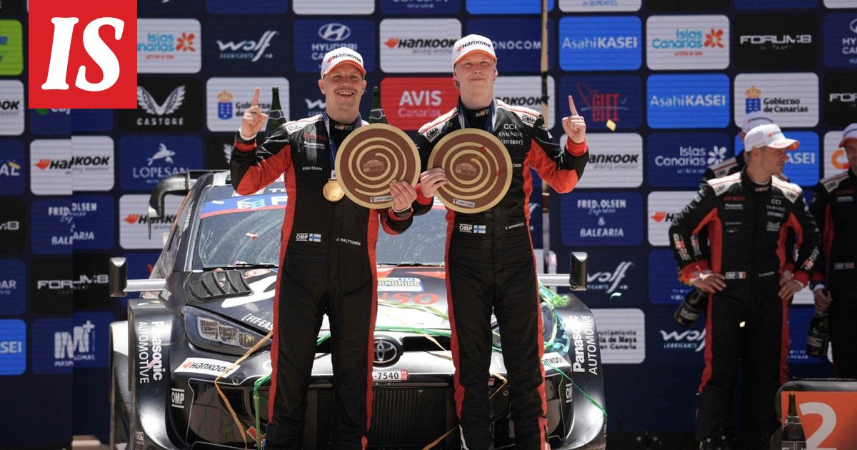 Jonne Halttunen, Kalle Rovanperä, Kanarian MM-ralli - Ilta-Sanomat