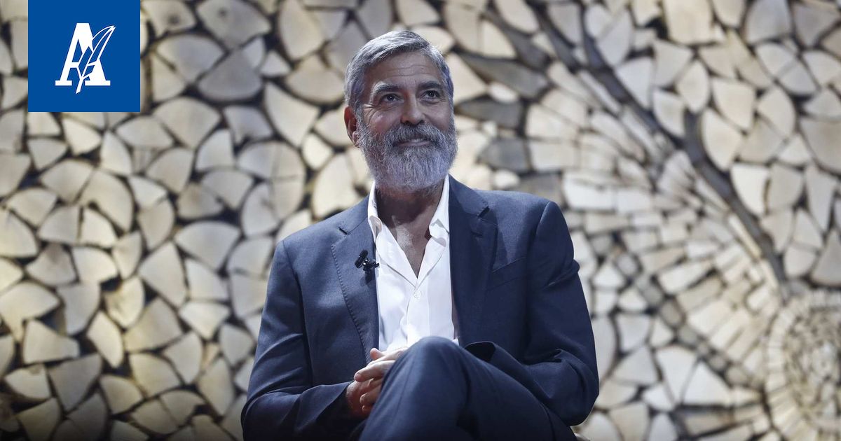 George Clooney puhui Helsingissä tänään – harmaan parran kasvattanut ...