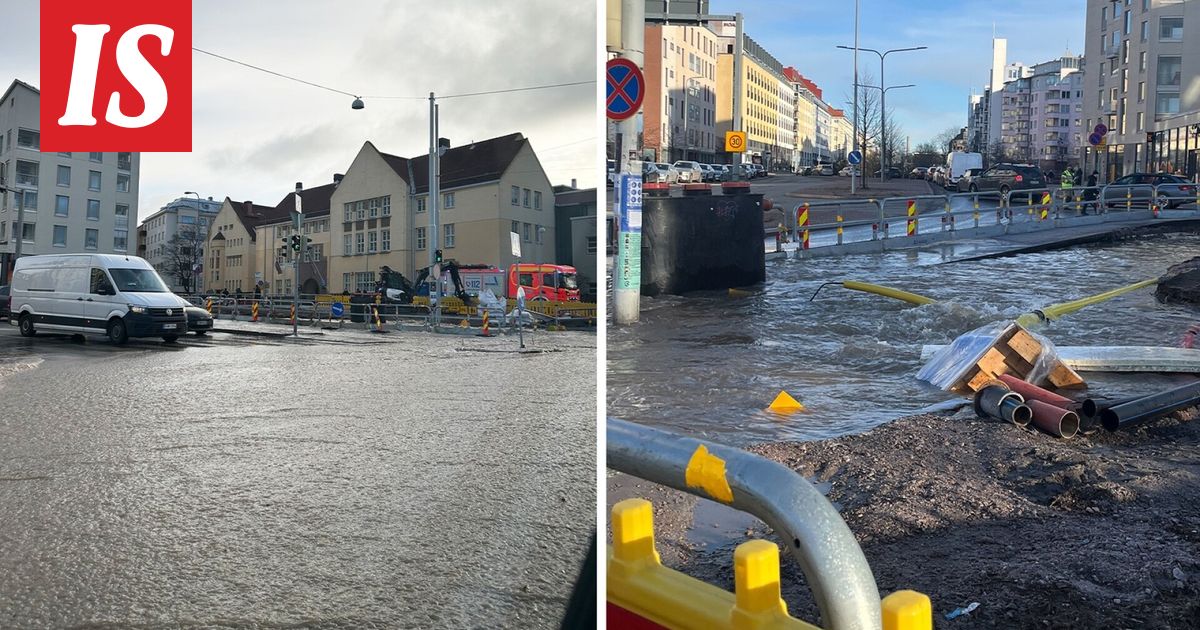 Vedenpaisumus Helsingin kantakaupungissa - Ilta-Sanomat