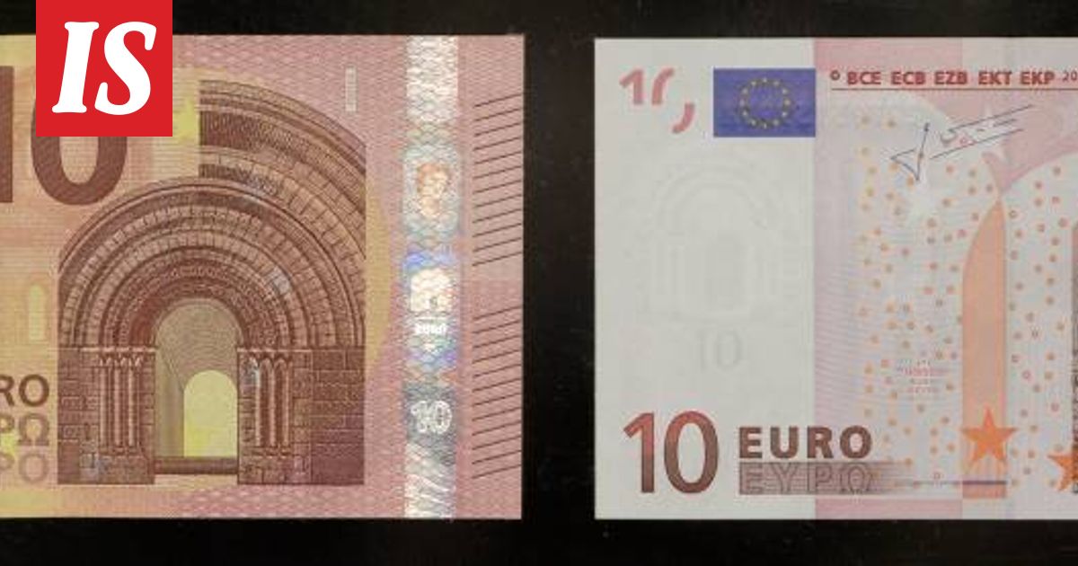 Tältä näyttää uusi 10 euron seteli - Ilta-Sanomat
