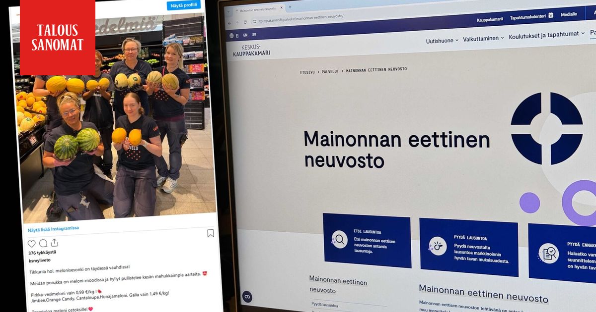 Mainonnan eettinen neuvosto: K-supermarket Ylivedon mainos naista ...