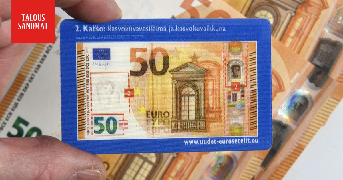 50 euron seteli menee uusiksi - Ilta-Sanomat