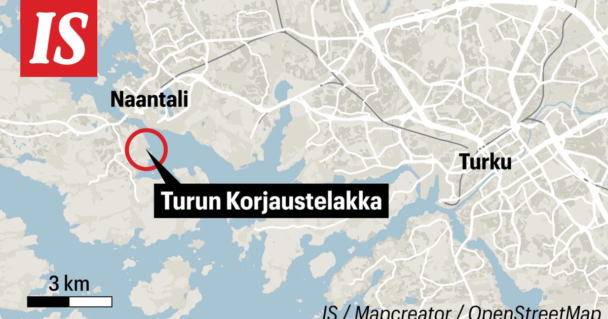 Rahtilaiva palaa Turussa - Ilta-Sanomat