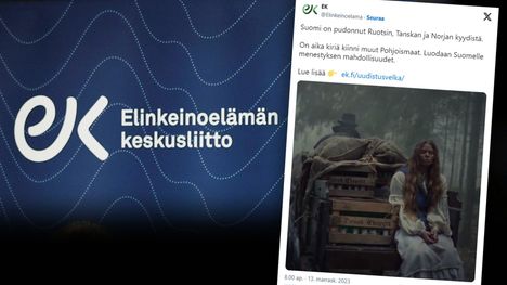 EK:n uusi kampanjavideo vihastuttaa - Ilta-Sanomat
