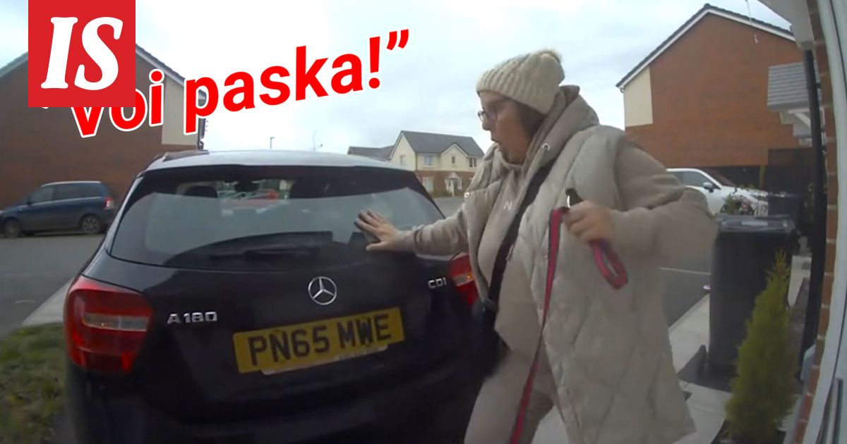 Nainen unohti käsijarrun ja jäi jumiin auton ja seinän väliin Englannissa - Ilta-Sanomat