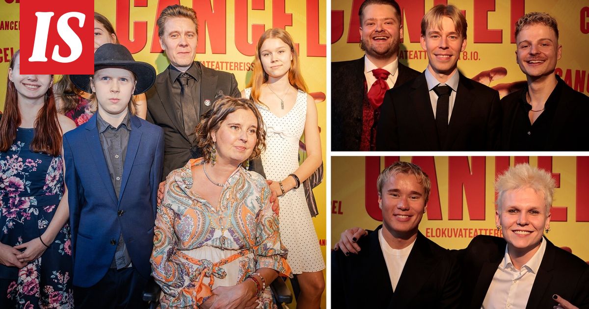 Tältä näytti Cancel-elokuvan ensi-illassa – Olga Temonen poseerasi ...