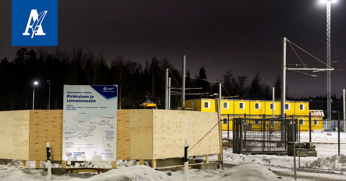 Ratikkavarikkoa laajennetaan lähes 40 miljoonalla eurolla Tampereen ...